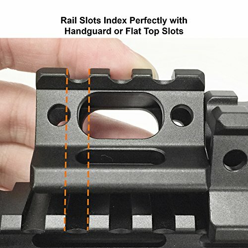 UTG Super Slim Picatinny Riser Mount 1 Inch High 3 Slots Mt-rsx1s for ...