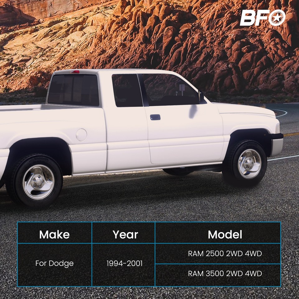 2" Drop Lowering Shackles Leveling Kit For Dodge Ram 2500 3500 2WD 4WD ...