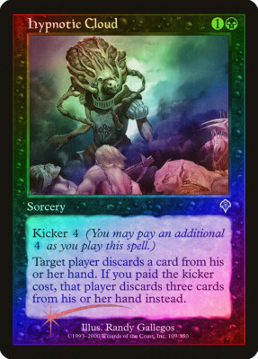Hypnotic Cloud FOIL Invasion PLD Black Common MAGIC GATHERING CARD ...