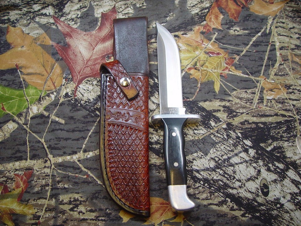 Leather Buck 124 Custom Sheath No Knife | eBay