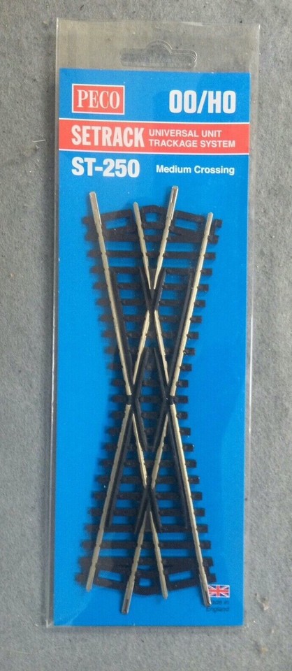 Peco 00 Gauge Setrack Code 100 Insulfrog Points & Crossings - choose ...