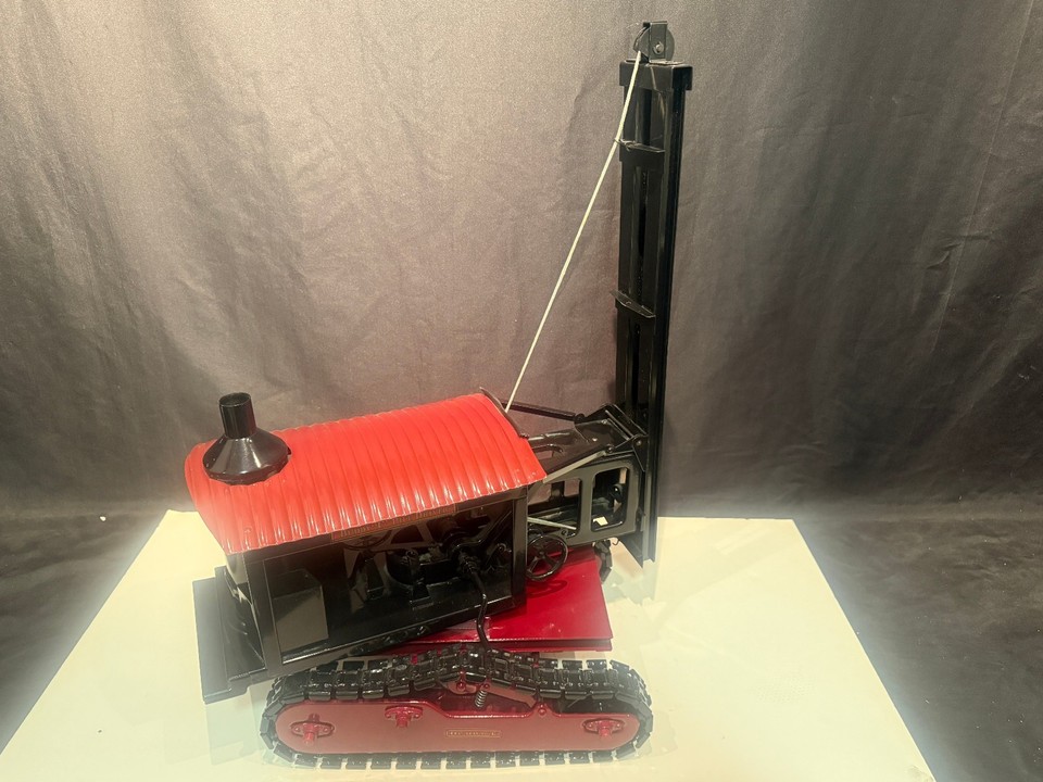 Vtg Buddy L Pile Driver on Crawler Treads Tracks Pressed Steel Toy 2260 ...
