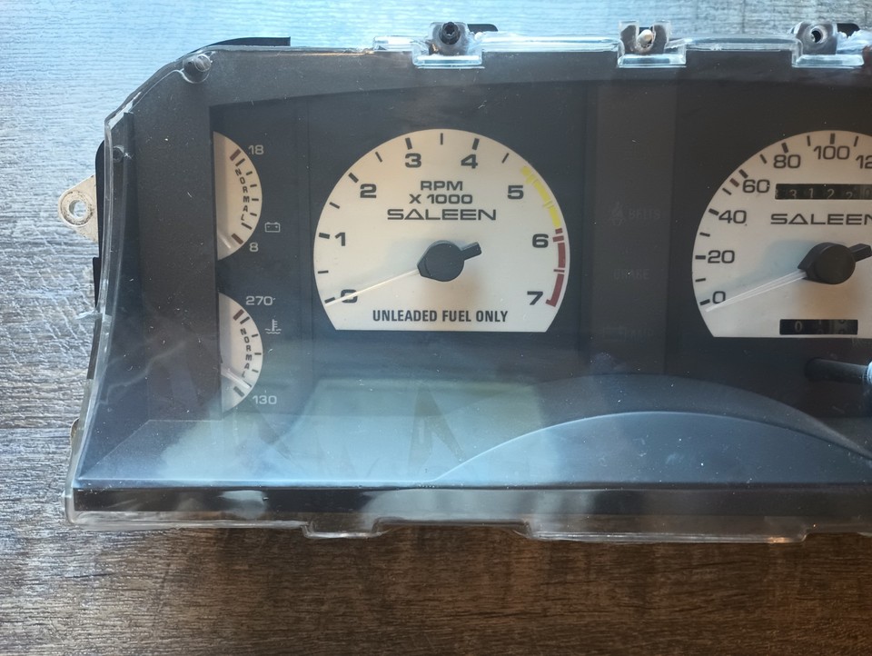 1987-89 MUSTANG LX GT 200 MPH Saleen Cobra SPEEDOMETER GAUGE INSTRUMENT ...