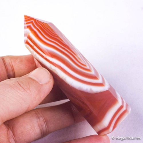 84g89mm Sardonyx Banded Agate Point Crystal Tower Natural Quartz ...