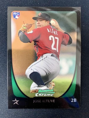 2011 Bowman Draft Picks & Prospects Jose Altuve Chrome RC Rookie #11 ...