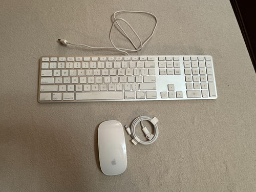 IMac Apple A1243 Aluminum Keyboard USB Wired Numeric Keypad Full Size ...