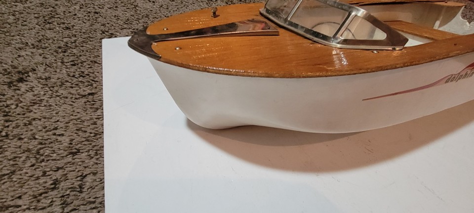 Vintage Fleet Line Dolphin Boat Model Speedboat Marine | eBay