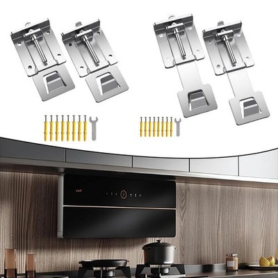 Range Hood Brackets 2pcs Adjustable Height Stainless Steel Support ...