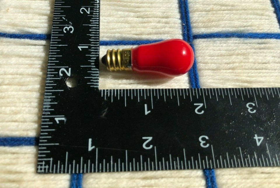 new 6S6 CERAMIC RED E12 INDUSTRIAL indicator 6w night light BULB S6 C7 ...