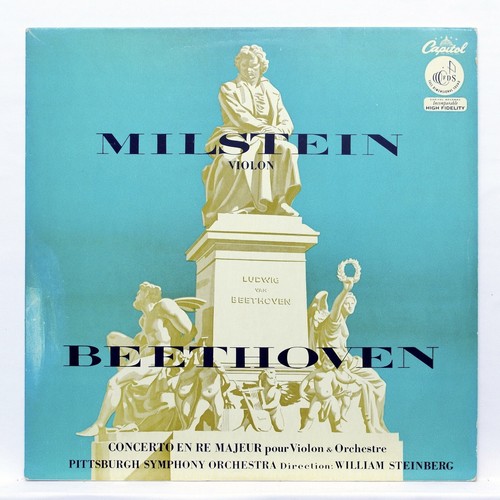 NATHAN MILSTEIN - BEETHOVEN violin concerto - CAPITOL P8313 fra LP EX ...