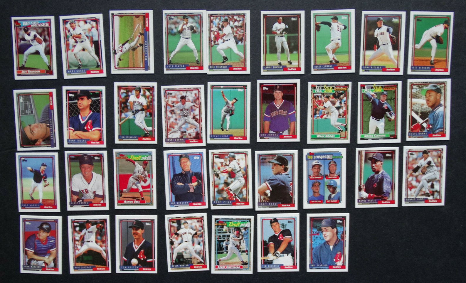 1992 Topps Micro Mini Boston Red Sox Team Set of 34 Baseball Cards | eBay