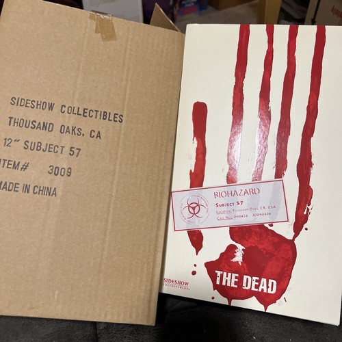 Sideshow THE DEAD Subject 57 - ZOMBIE w/ Shipping Box | eBay