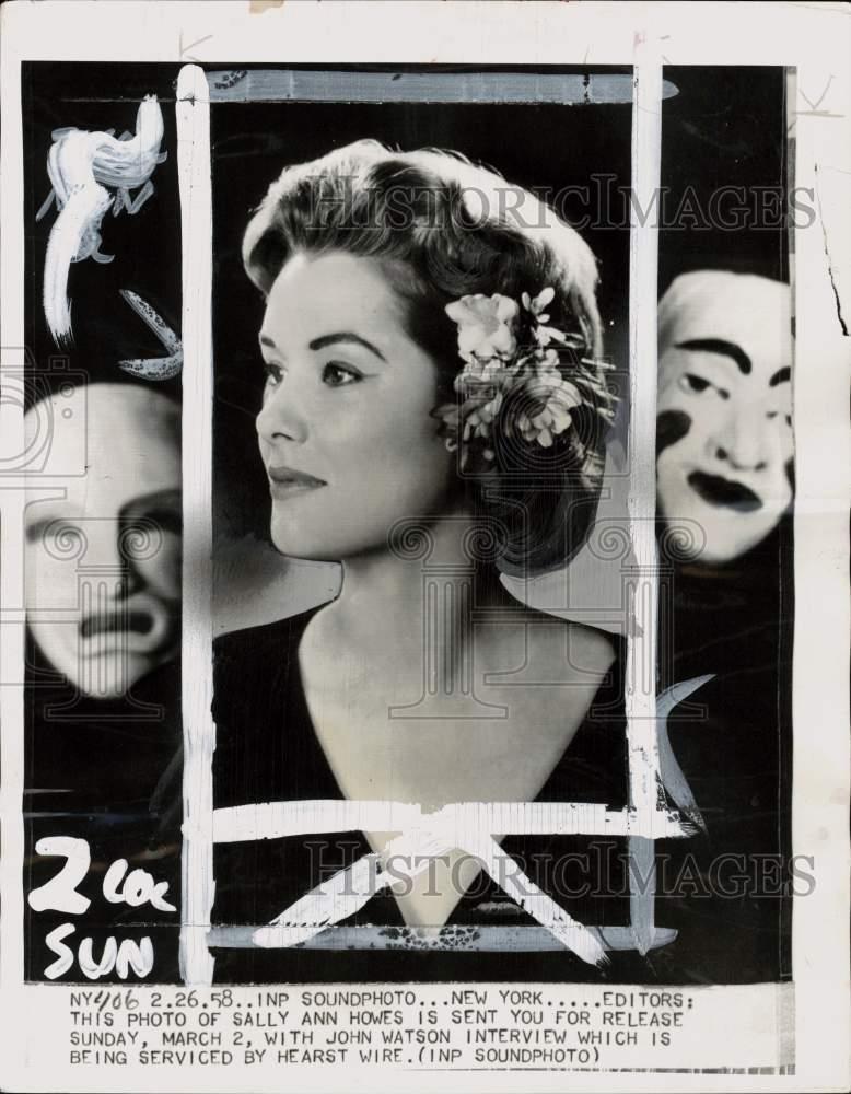 1958 Press Photo Sally Ann Howes stars in Broadway production "My Fair ...