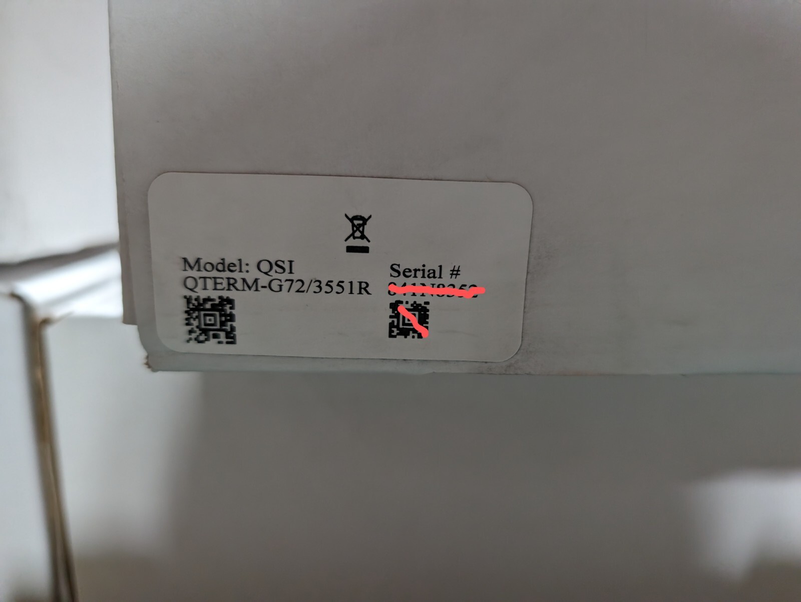 Beijer Electronics QSI QTERM-G72/3551R 7" Touch Screen HMI Operator ...