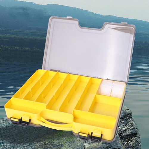 Portable Fishing Bait Box Compartments Bait Lure Hook Boxes Outdoor ...
