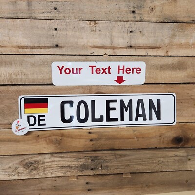 GERMANY, GERMAN, EURO TAG, BMW, European style License Plate, Custom ...