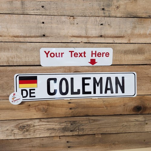 GERMANY, GERMAN, EURO TAG, BMW, European style License Plate, Custom ...