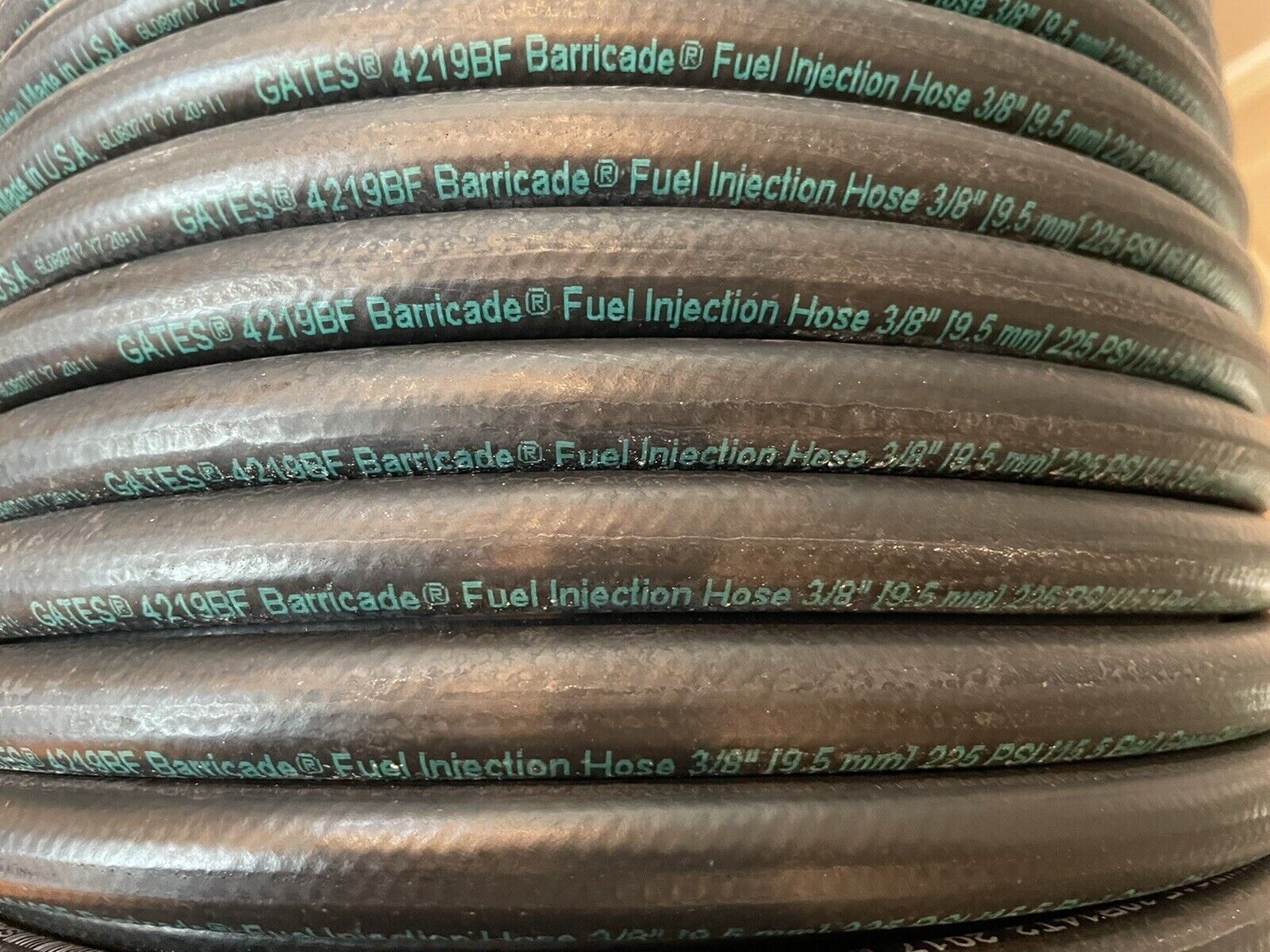 Gates Barricade Fuel Injection Hose 3/8 inch ID, Sold in 25 FOOT ...