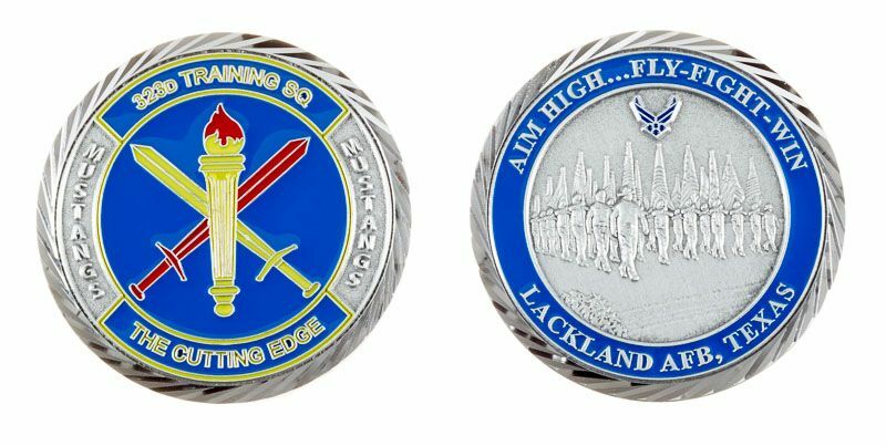 LACKLAND AIR FORCE BASE 323RD TRAINING SQUADRON 1.75" CHALLENGE COIN | eBay