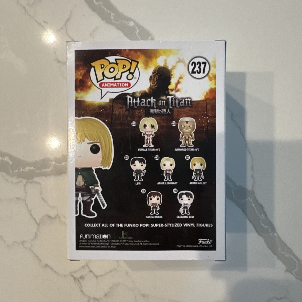 Funko Pop! Vinyl: Attack on Titan - Armin Arlelt - (FYE) #237 ...
