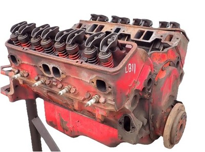 1966 Small Block Chevy 283 Engine Long Block 3834810 I14 5 3884520 Head ...