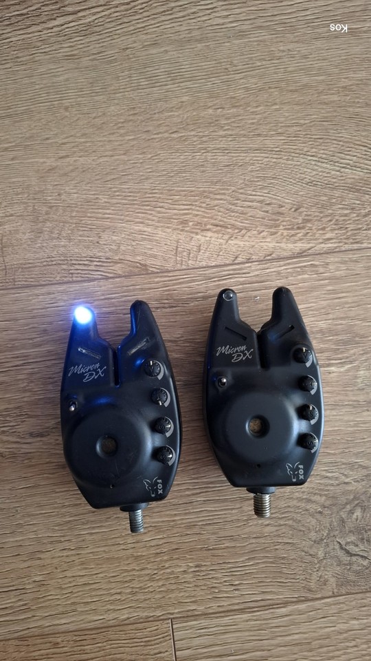 CARP FISHING FOX MICRON BITE ALARM FOX DXR CARP TACKLE FISHING SET UP ...