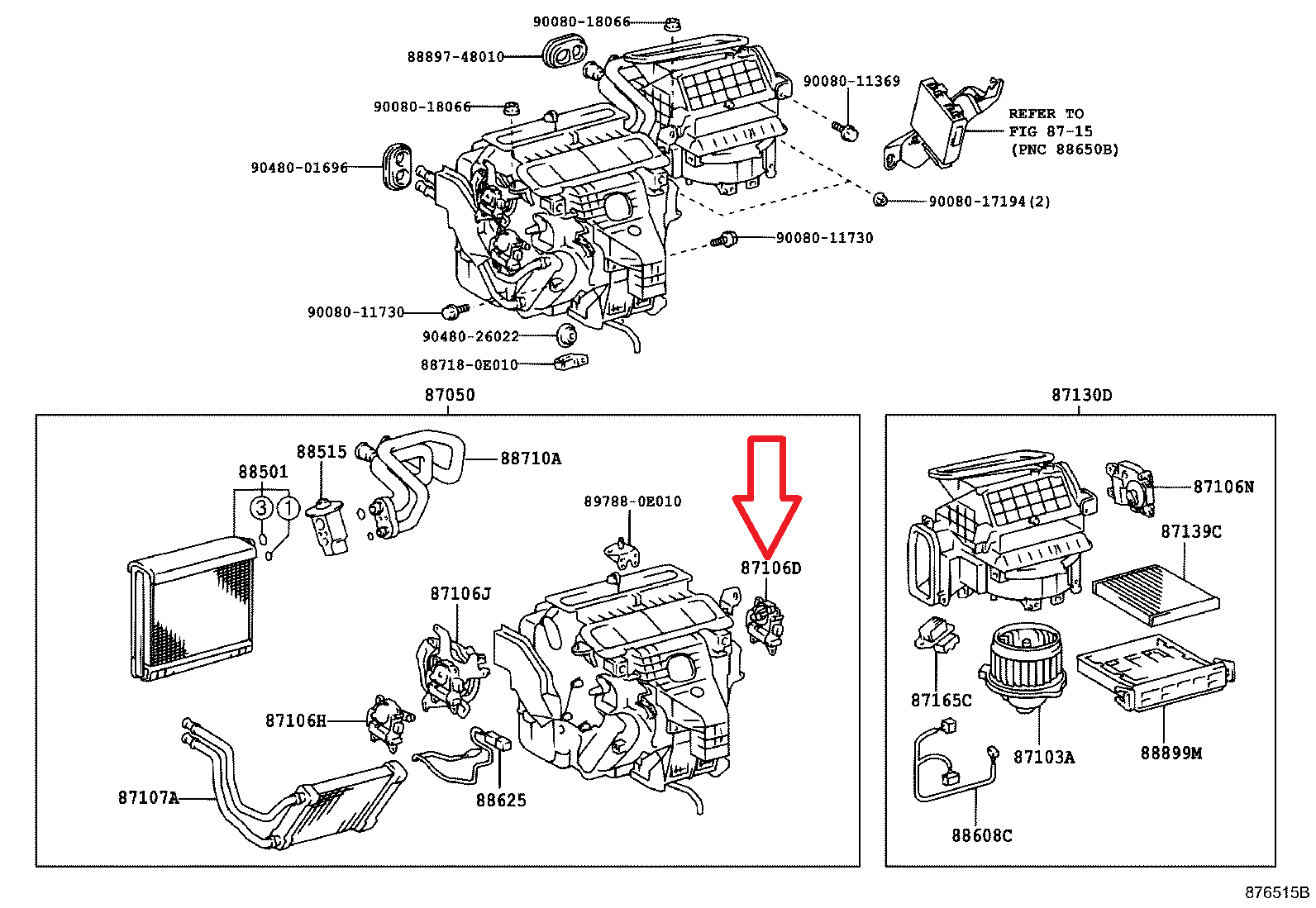 07 - 09 LEXUS RX350 HVAC A/C HEATER AIR MIX BLEND ACTUATOR SERVO DAMPER ...