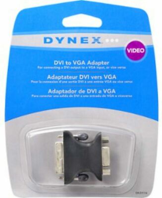 NEW Dynex DVI-A Male to VGA 15-pin Female Video Adapter DX-D1114 ...
