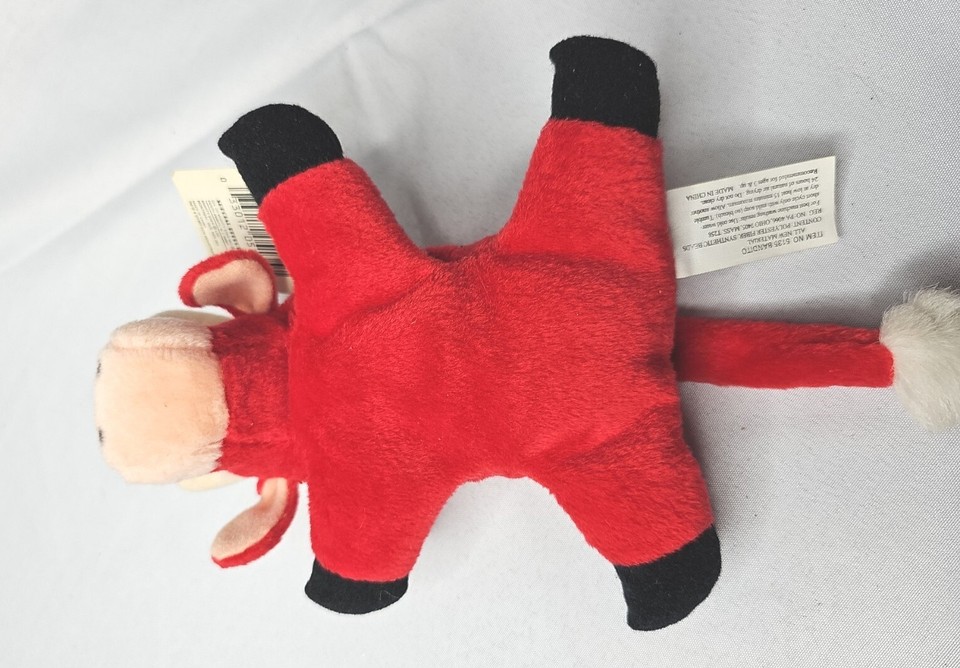 1997 BEANIE BOPPERS BANDITO #5135 Red Bull The 24K Company Bean Bag ...