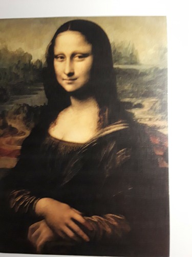 MASTERPIECE MONA LISA DA VINCI + WATER-LILY POND CLAUDE MONET ...