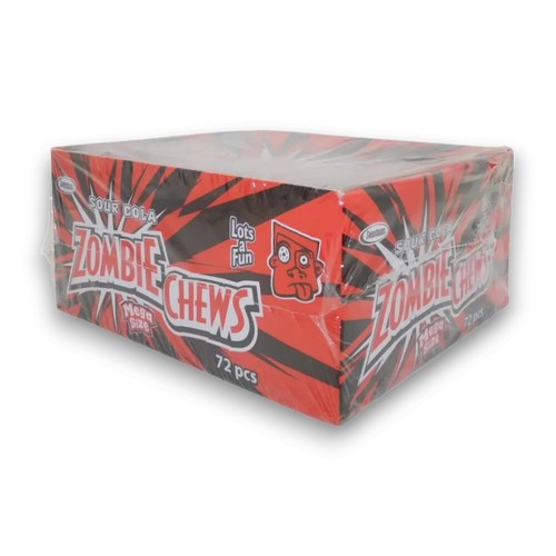 Sweetmans - Zombie Chews - Mega Size Sour Cola (Display unit | 72 x 28g ...
