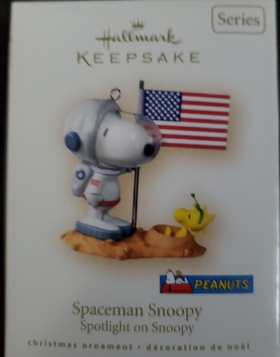 🐦🌟 💖 Hallmark Keepsake Peanuts Spaceman Snoopy 2007 Snoopy Woodstock ...