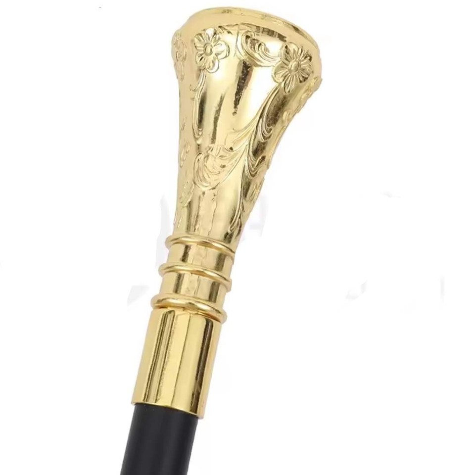 Golden Walking Stick, Luxury Fashion Hand Stick for Men - 90 cm | eBay