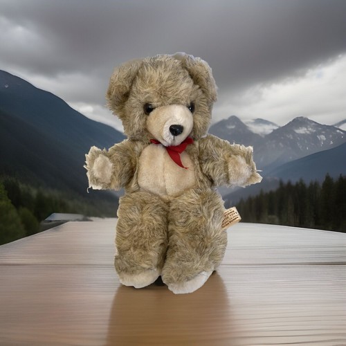 Vintage Teddy Bear California Stuffed Toys 9” Red Bow Korea | eBay