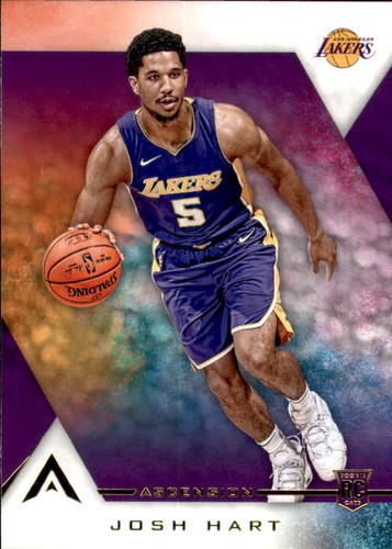 2017-18 Panini Ascension #118A Josh Hart Los Angeles Lakers Rookie NBA ...