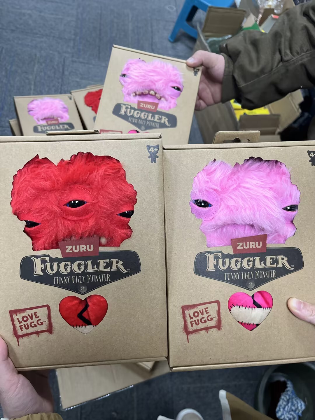 ZURU Fuggler LOVE FUGG Red & Pink Valentine's Day Funny Ugly Monster ...
