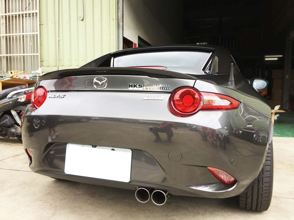 Carbon Fiber Fit For Mazda Miata MX-5 ND 4th 2D Rear Trunk Spoiler 2016 ...