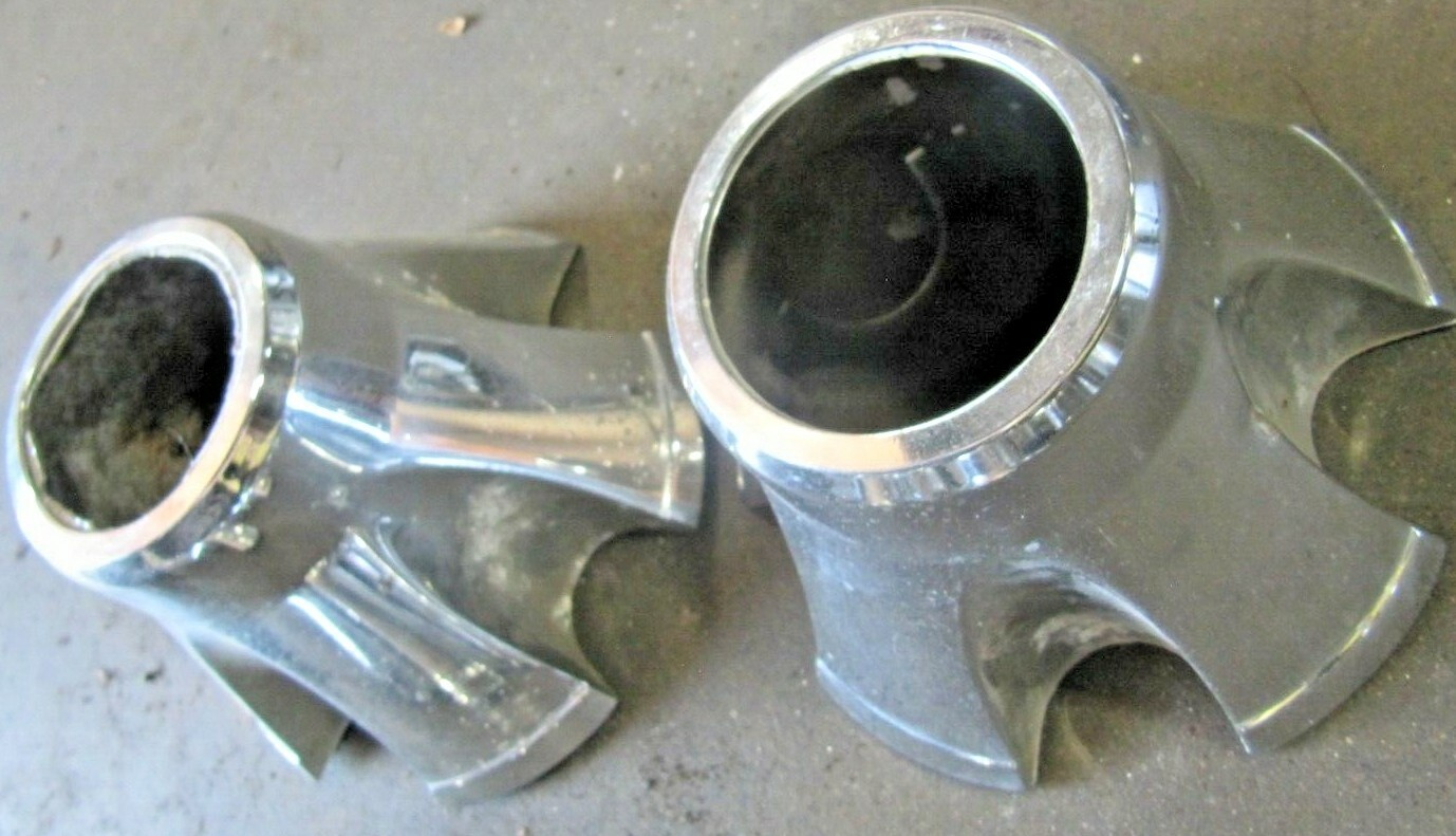 1976-86 JEEP CJ5 CJ6 CJ7 CJ8 LAREDO RENEGADE OEM AMC CHROME CENTER CAPS ...