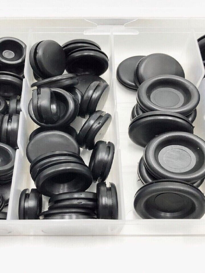 170PCS Rubber Grommet Firewall Hole Plug Electrical Wiring Gasket ...