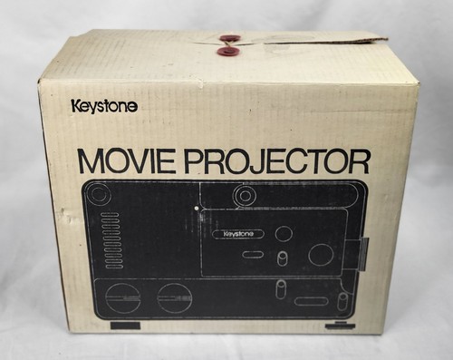 VTG Keystone 2500 8mm Movie Projector for Parts/Repair ORIGINAL BOX ...
