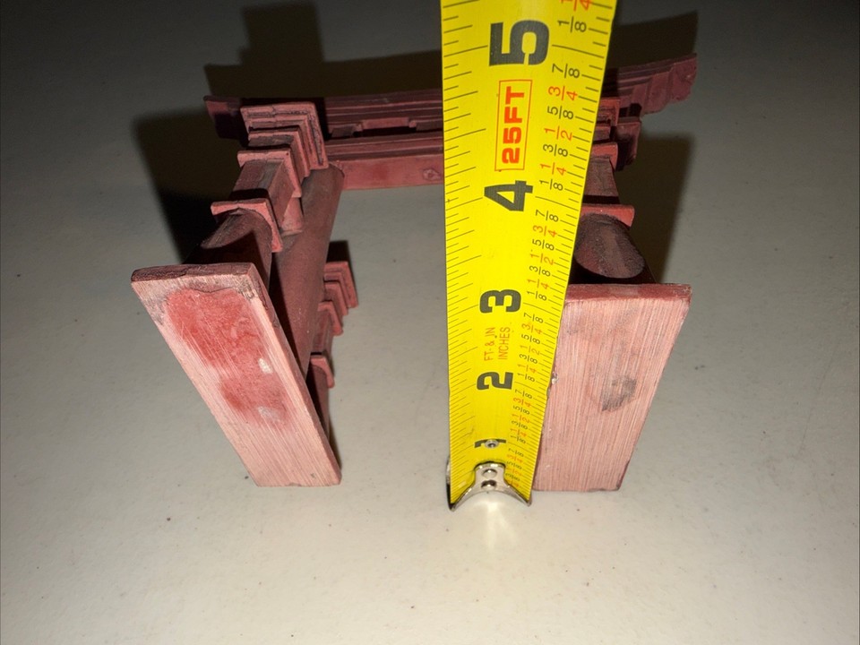 Resin Japanese Torii Gate Prop Display Aquarium Decoration - 6” Tall ...
