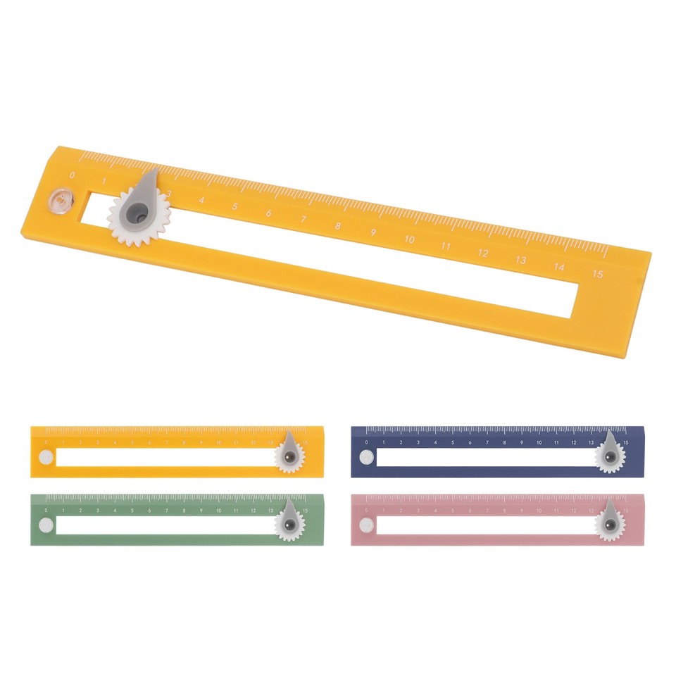 Compass Ruler Easy To Use Measure Ruler Adjustable Compass Point Two In ...