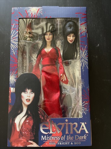 NECA Elvira Mistress of the Dark Red, Fright and Boo Action Figure NEW ...