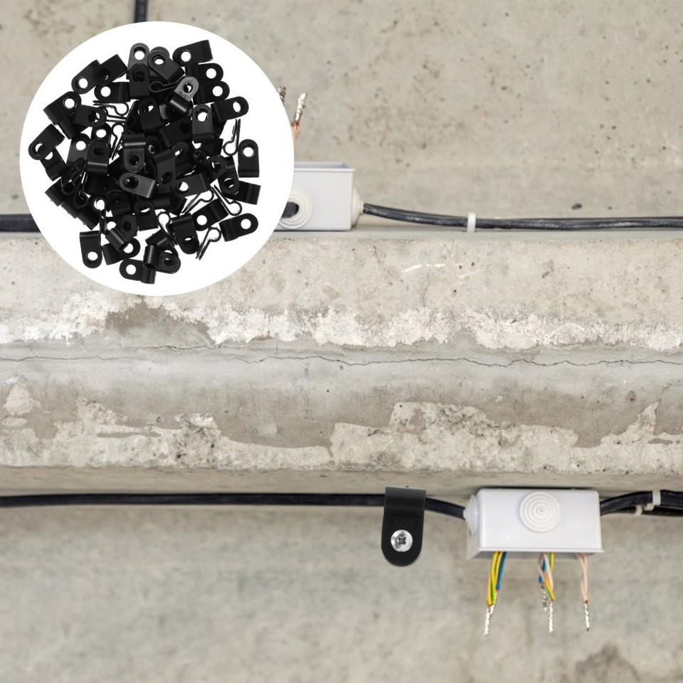 200 Pcs Ethernet Cable Wall Clip Led Light Clips Clamps for Wire | eBay ...