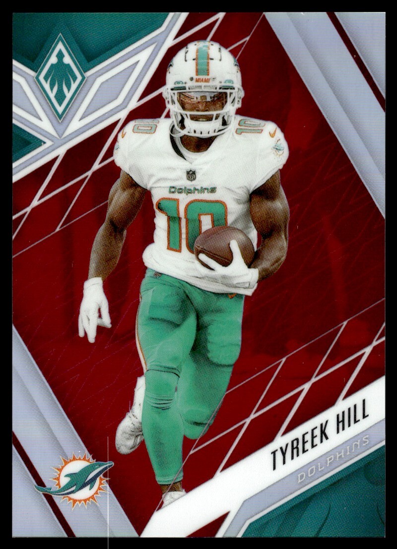 2022 Panini Phoenix Teal and Red Tyreek Hill 183/250 Kansas City Chiefs ...
