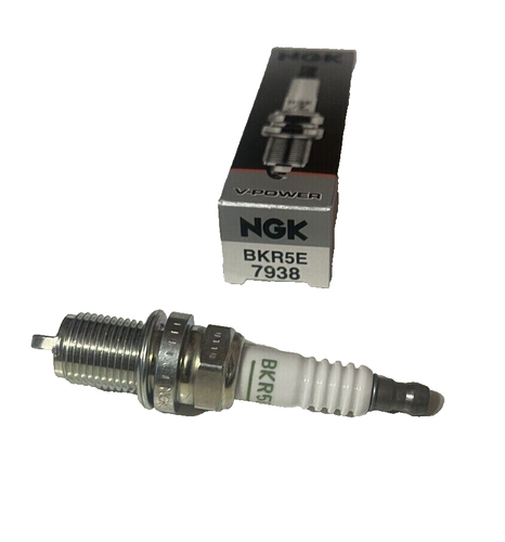 NGK 7938 BKR5E V-Power Spark Plug | eBay