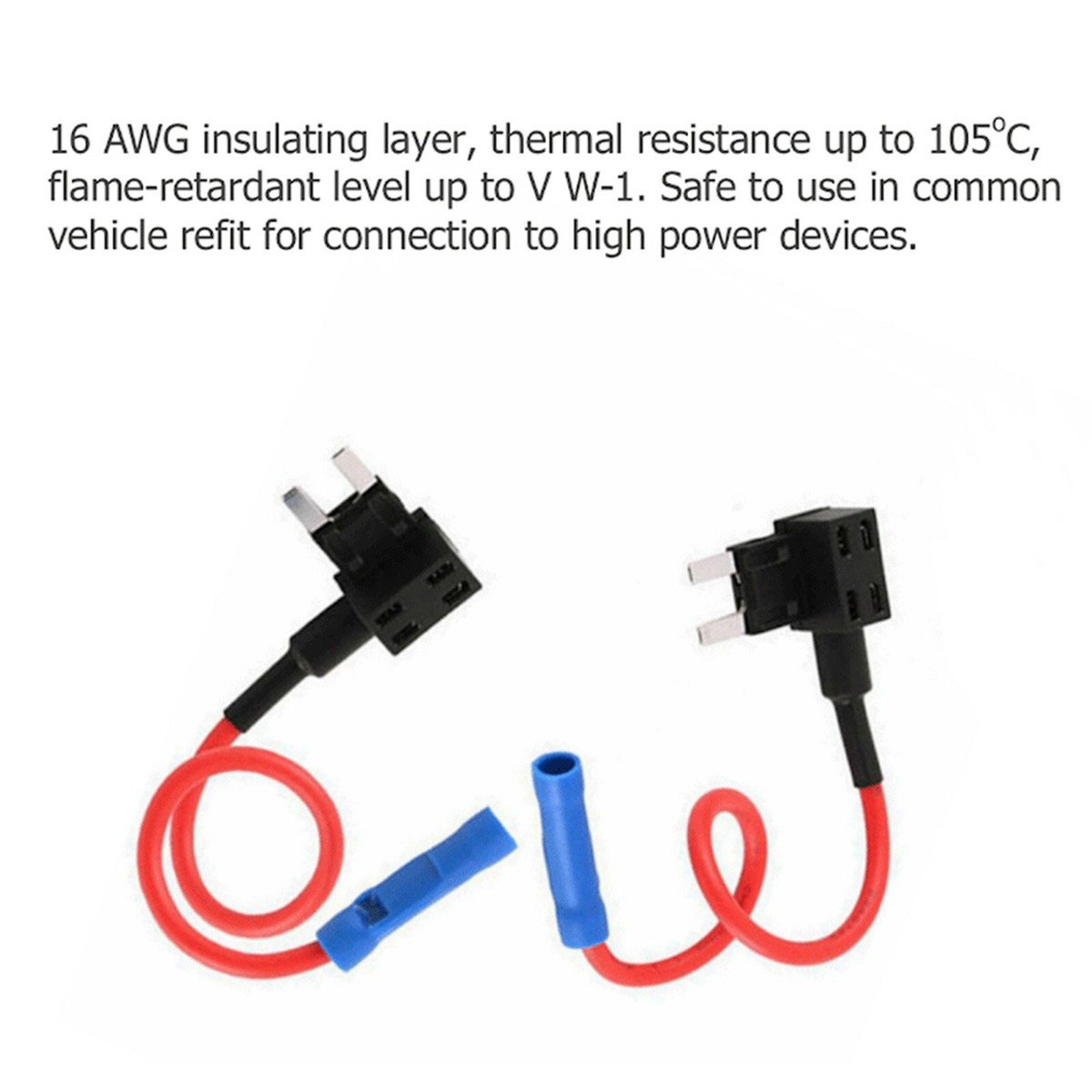 3 Pieces 12V Fuse Tap, Micro 3 Pin 16AWG Car Adding A Circuit Adapter ...