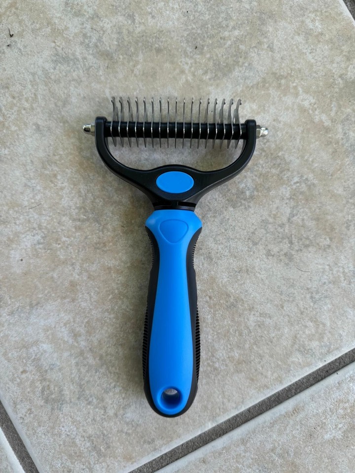 Max Power Planet Dual Sided Undercoat Rake Dog & Cat Deshedding Tool ...