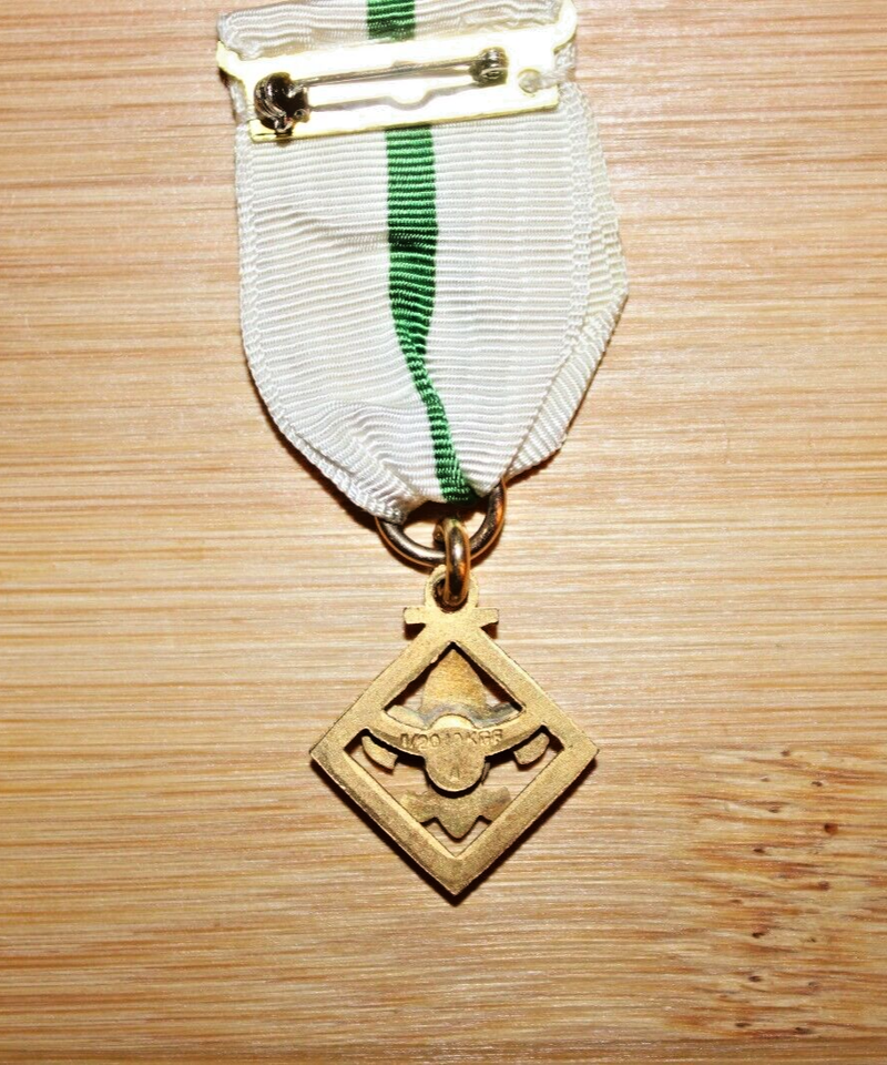 Boy Scout Adult Leader Training Pin Ribbon 10K 1/20 Gold Filled | eBay