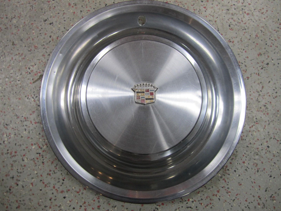 Set (4) 1973 15" Cadillac DeVille Stainless Wheel Covers Hubcaps ...